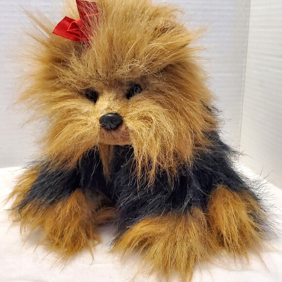 Toys | Vintage Ty Classic Plush Yappy Yorkie Dog Realistic Stuffed ...